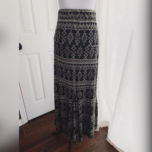 Poof! | Skirts | Aztec Pattern Maxi Skirt | Poshmark